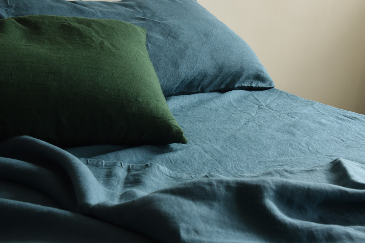 Buy Pure Linen Bedsheets/Flat Sheets Online | Love For Linen